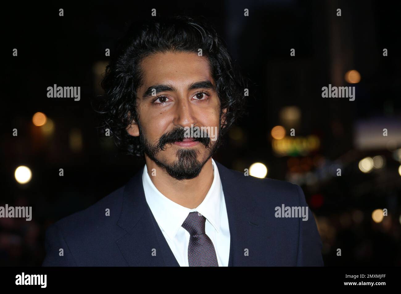 Actor Dev Patel poses for photographers upon arrival at the premiere of ...