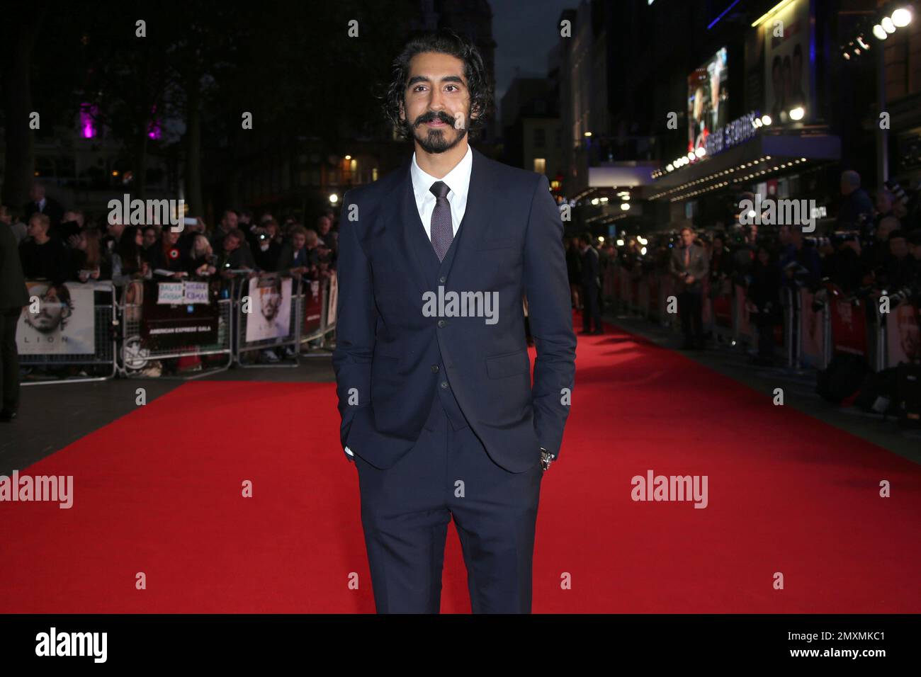 Actor Dev Patel poses for photographers upon arrival at the premiere of ...