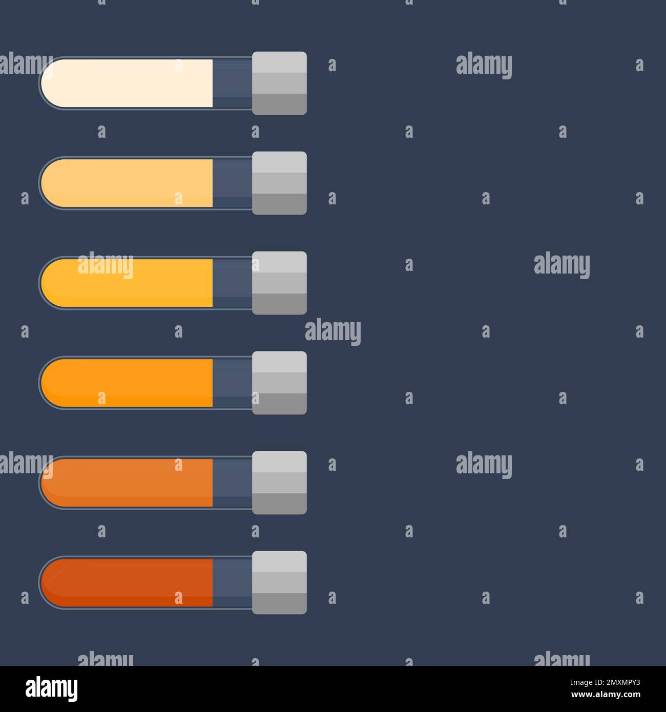 Urine colour chart, illustration Stock Photo - Alamy