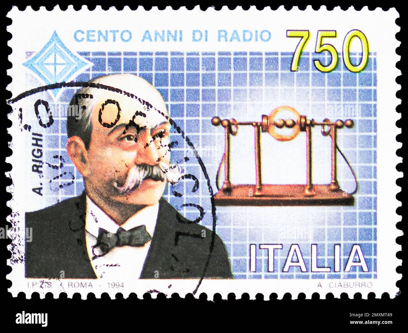 MOSCOW, RUSSIA - FEBRUARY 2, 2023: Postage stamp printed in Italy shows ...