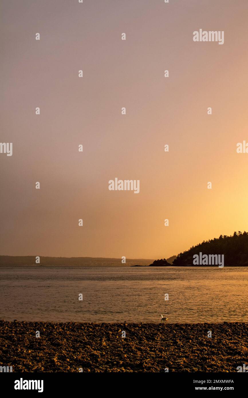 Pacific Northwest dramatic sunset (2014 Stock Photo - Alamy