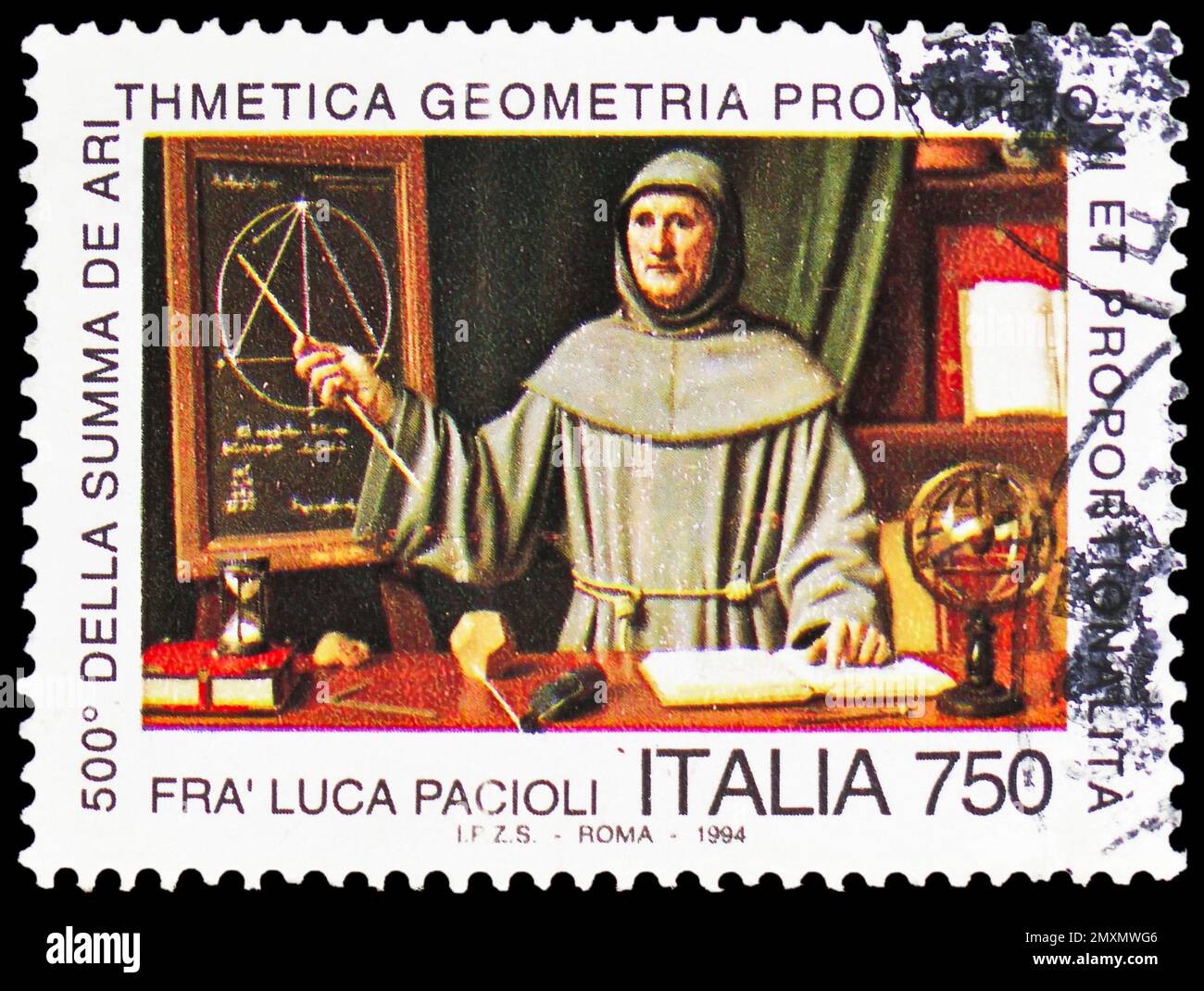 MOSCOW, RUSSIA - FEBRUARY 2, 2023: Postage stamp printed in Italy shows ...