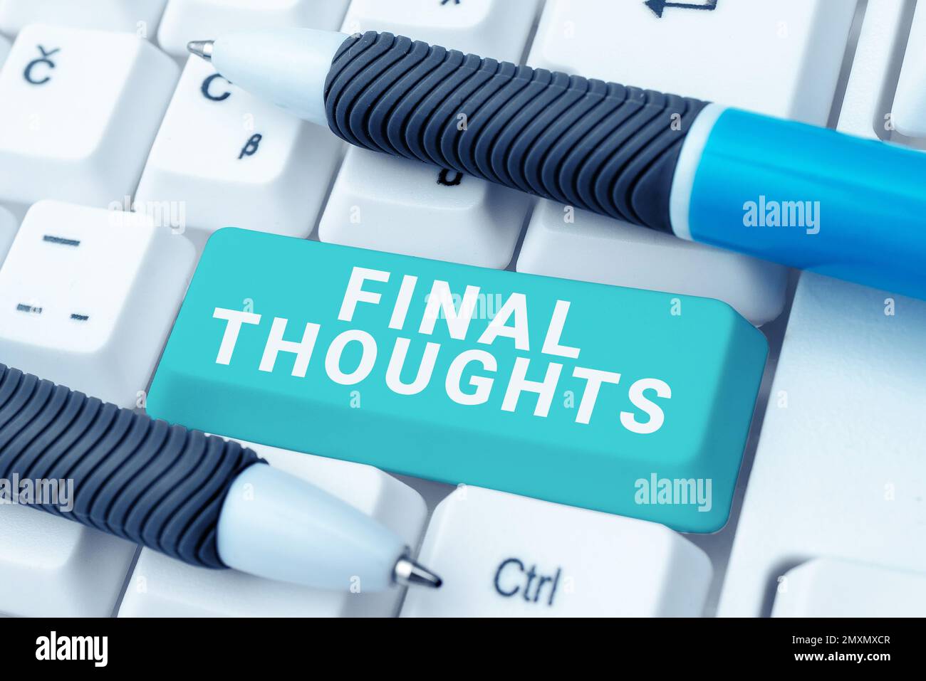 Text showing inspiration Final Thoughts. Business showcase Conclusion ...