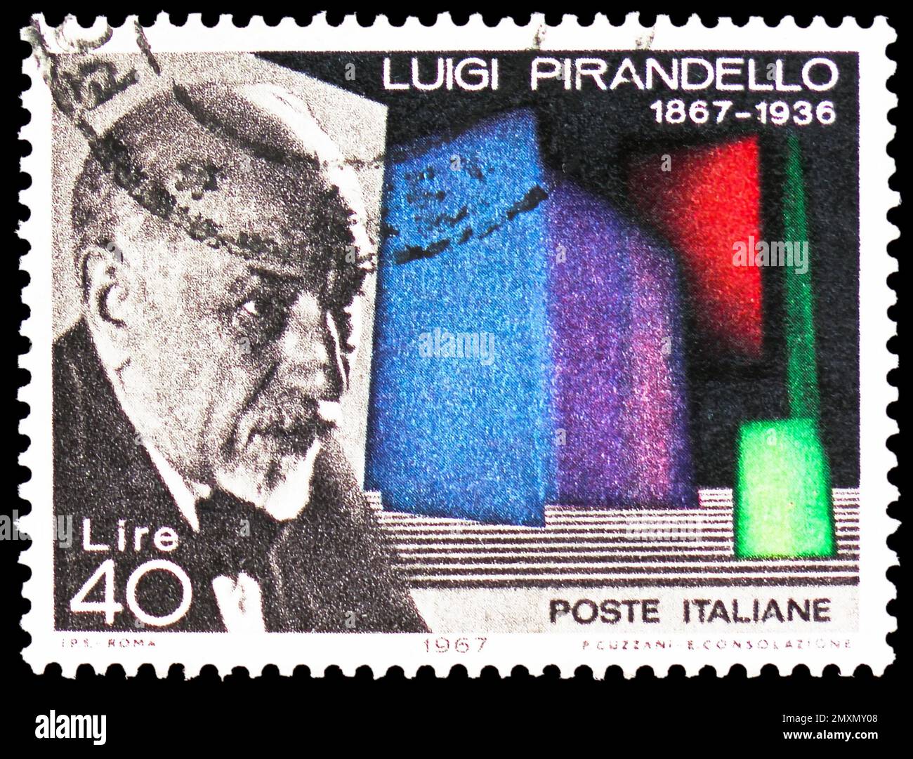 MOSCOW, RUSSIA - FEBRUARY 2, 2023: Postage stamp printed in Italy shows ...