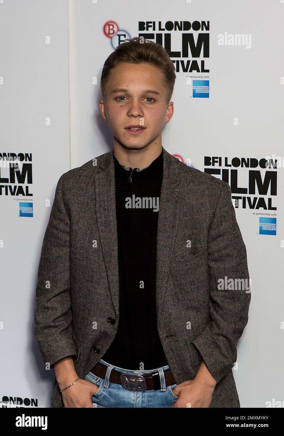Actor Daniel Huttlestone poses for photographers on arrival at the premiere of the film 'London ...