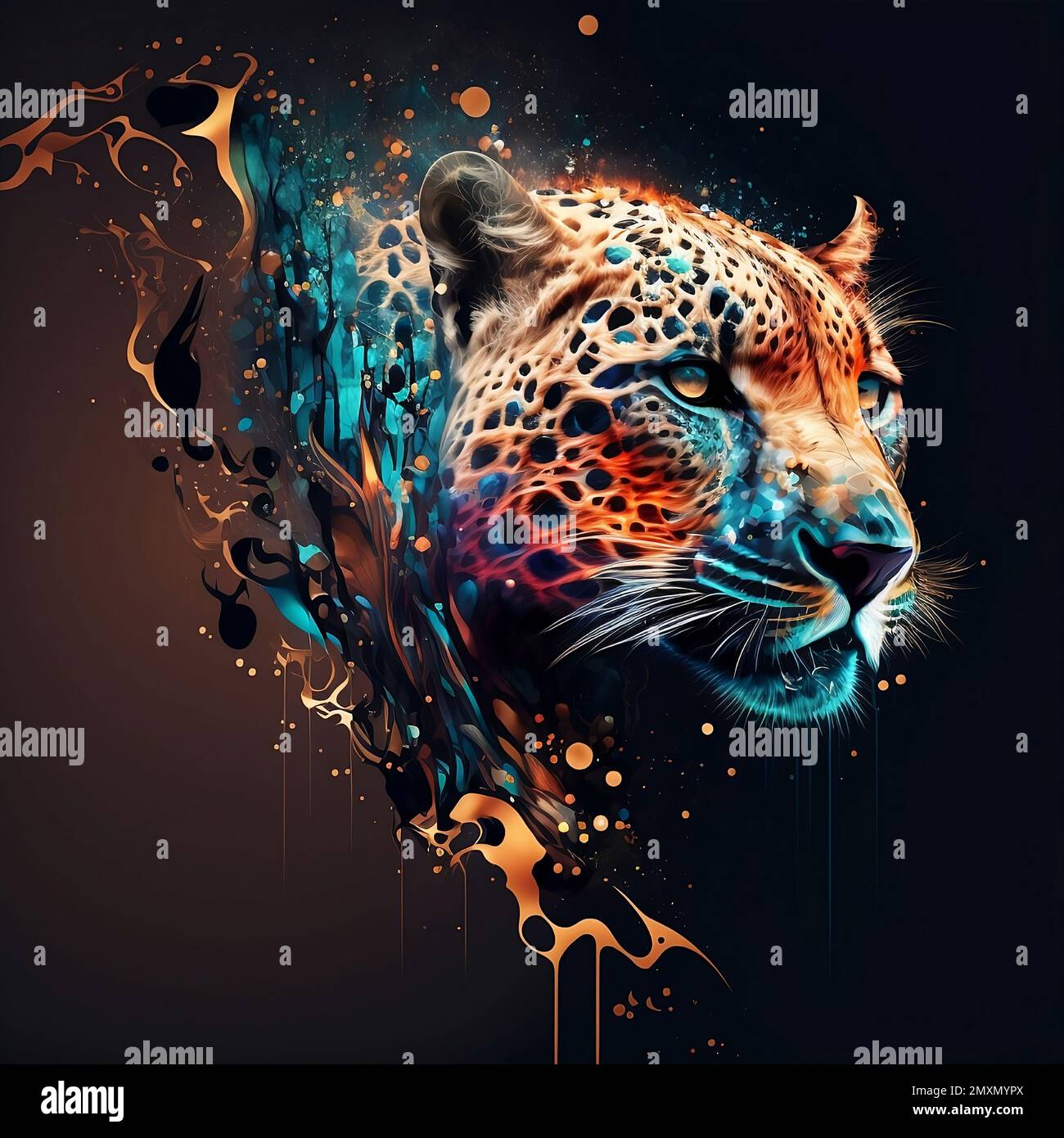 Jaguar drawing hi-res stock photography and images - Alamy