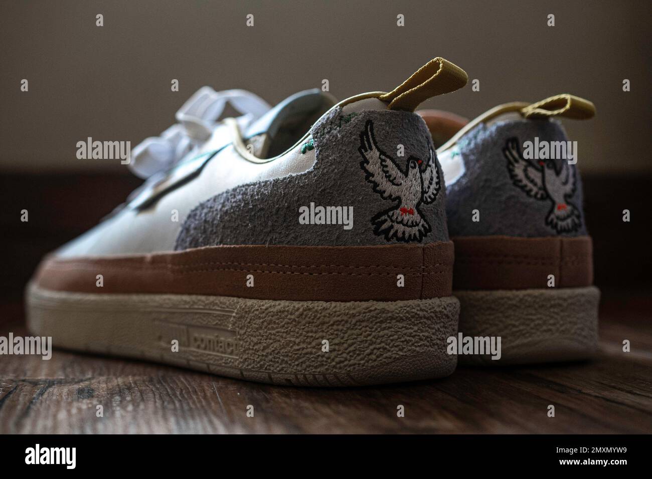 Puma Kid super collaboration sneaker Stock Photo - Alamy