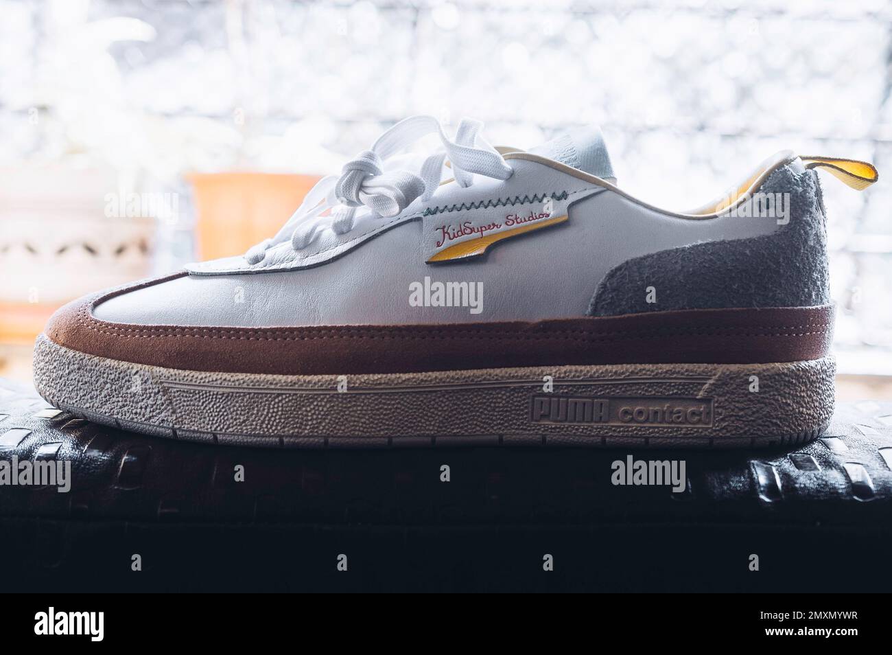 Puma Kid super collaboration sneaker Stock Photo - Alamy