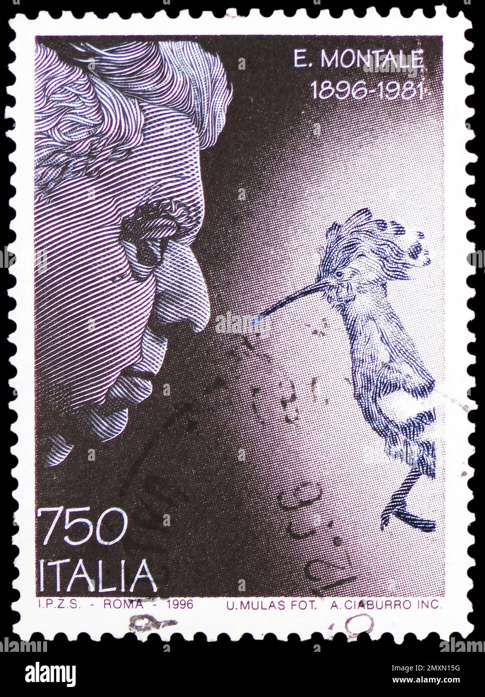 MOSCOW, RUSSIA - FEBRUARY 2, 2023: Postage stamp printed in Italy shows ...
