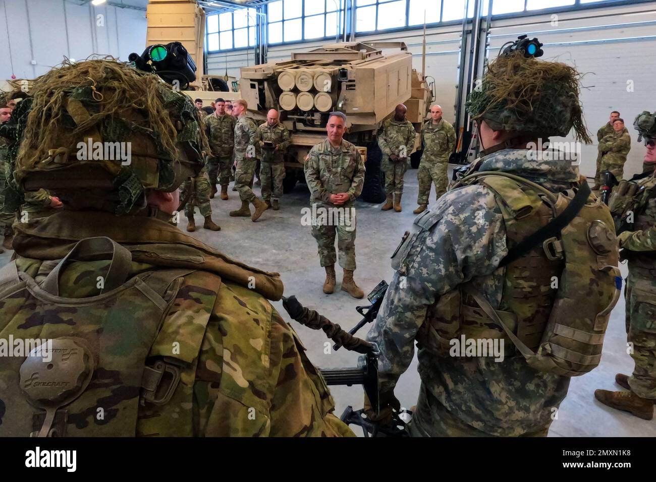 Tallin, Estonia. 6th Jan, 2023. Major General Stephen Maranian of the ...