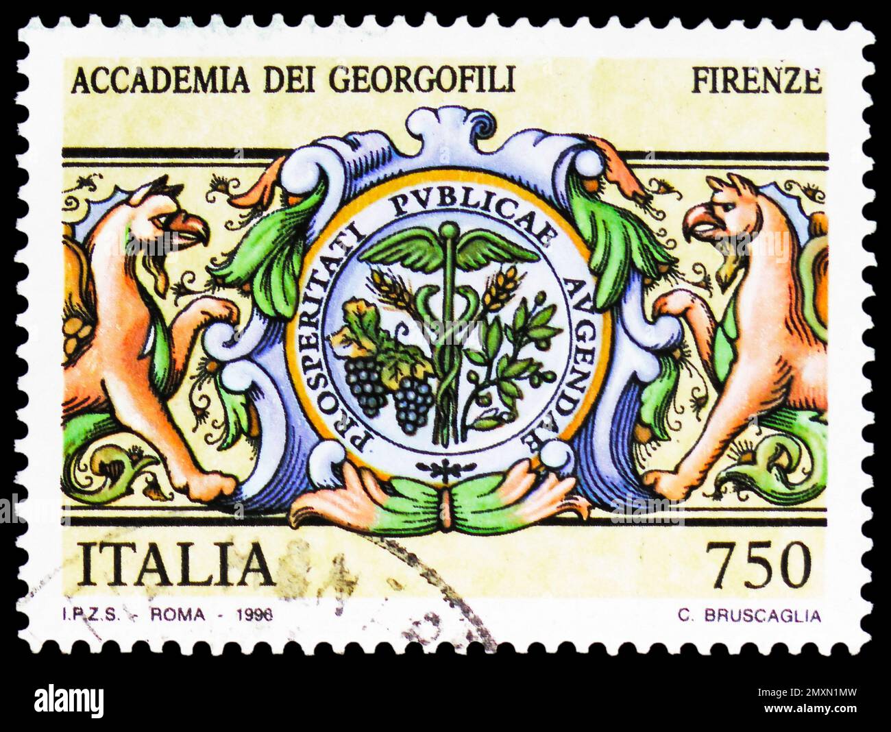 MOSCOW, RUSSIA - FEBRUARY 2, 2023: Postage stamp printed in Italy shows ...