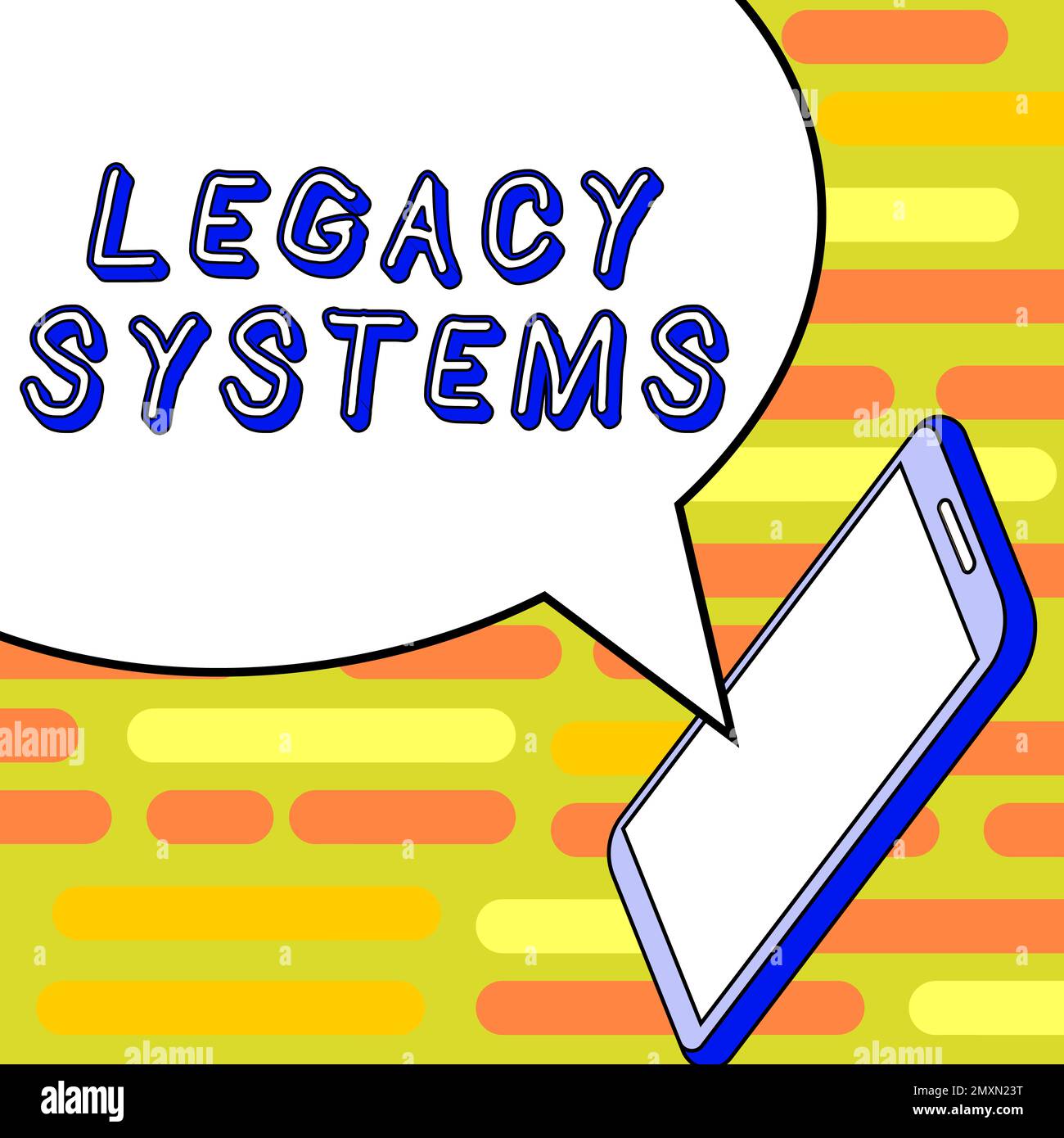 Conceptual display Legacy Systems, Concept meaning old method ...