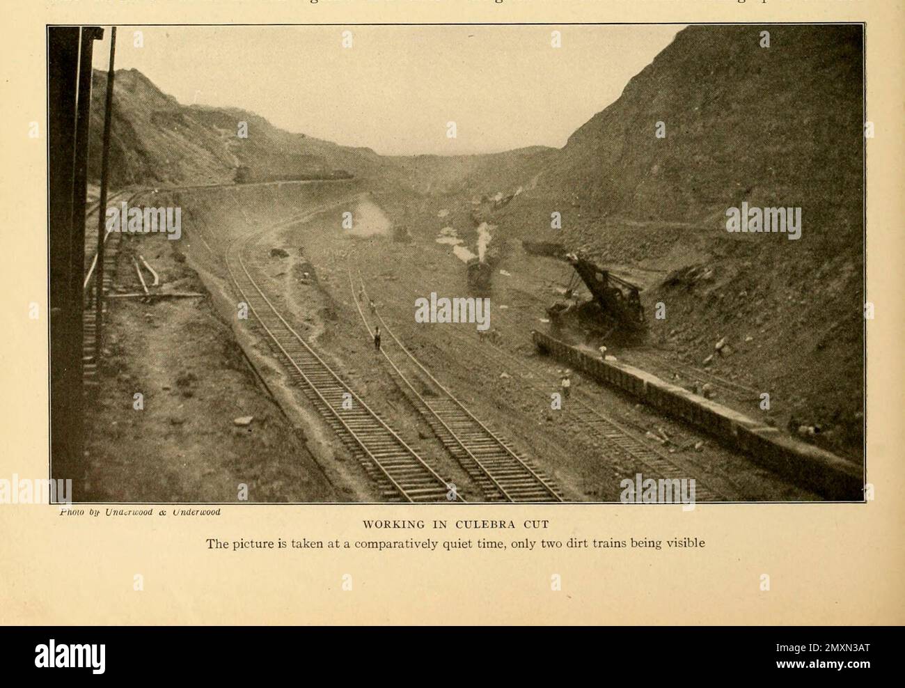 Working in Culebra Cut from the book Panama and the Canal in picture ...