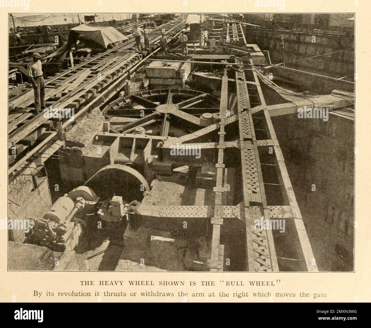 The Heavy Wheel Shown is the "Bull Wheel" By its revolution it thrusts ...