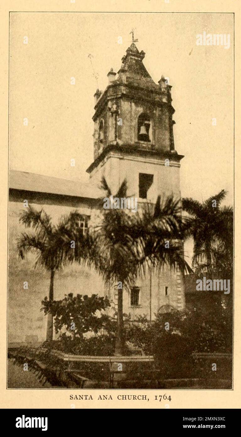 Santa Ana Church, 1764 from the book Panama and the Canal in picture ...