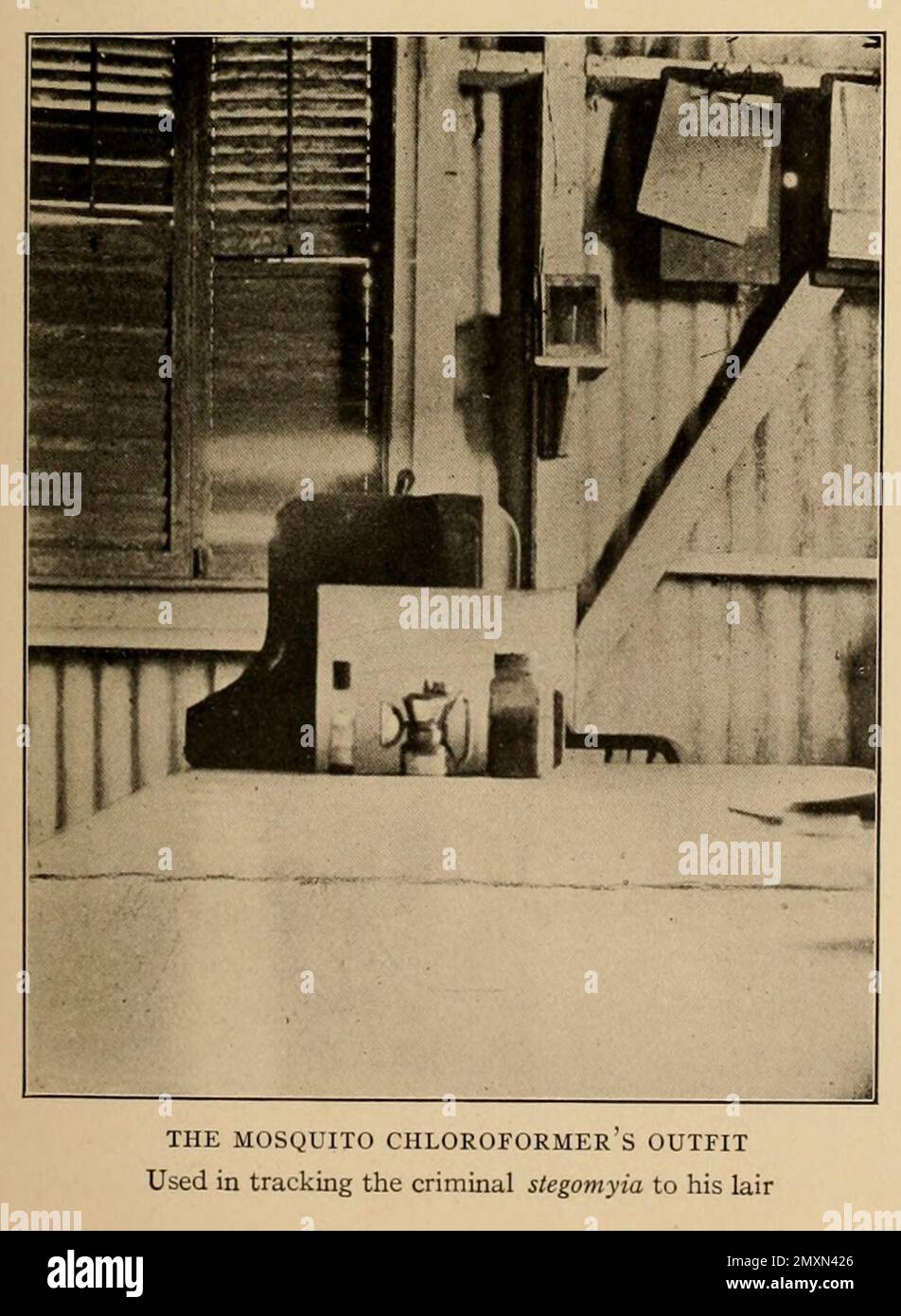 The Mosquito Chloroformer's Outfit Used in tracking the crinriinal ...