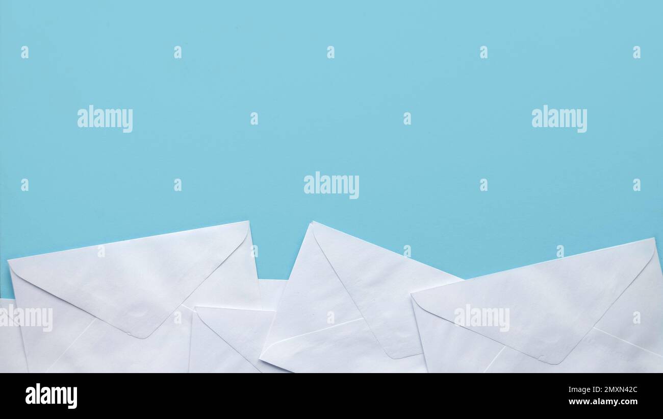 Pile of envelopes above hi-res stock photography and images - Alamy