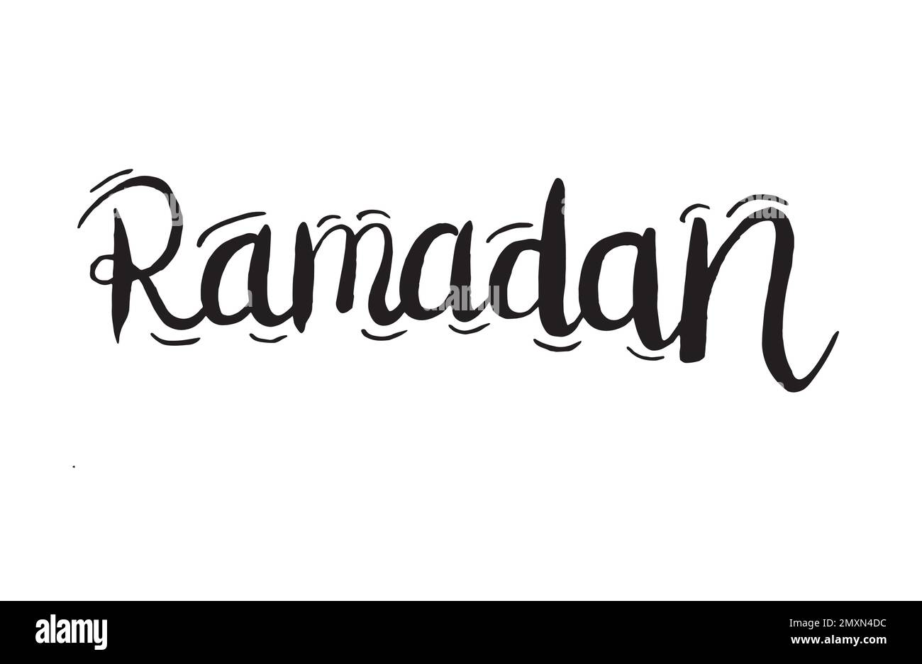 Ramadan handwritten calligraphy lettering quote. Eid al fitr ...