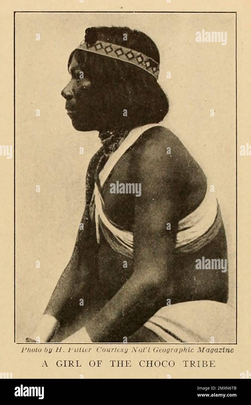 A Girl of the Choco Tribe from the book Panama and the Canal in picture ...