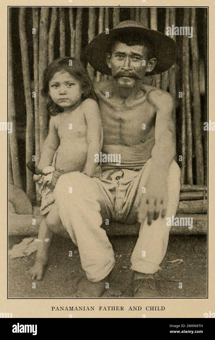 Panamanian Father and Child from the book Panama and the Canal in ...