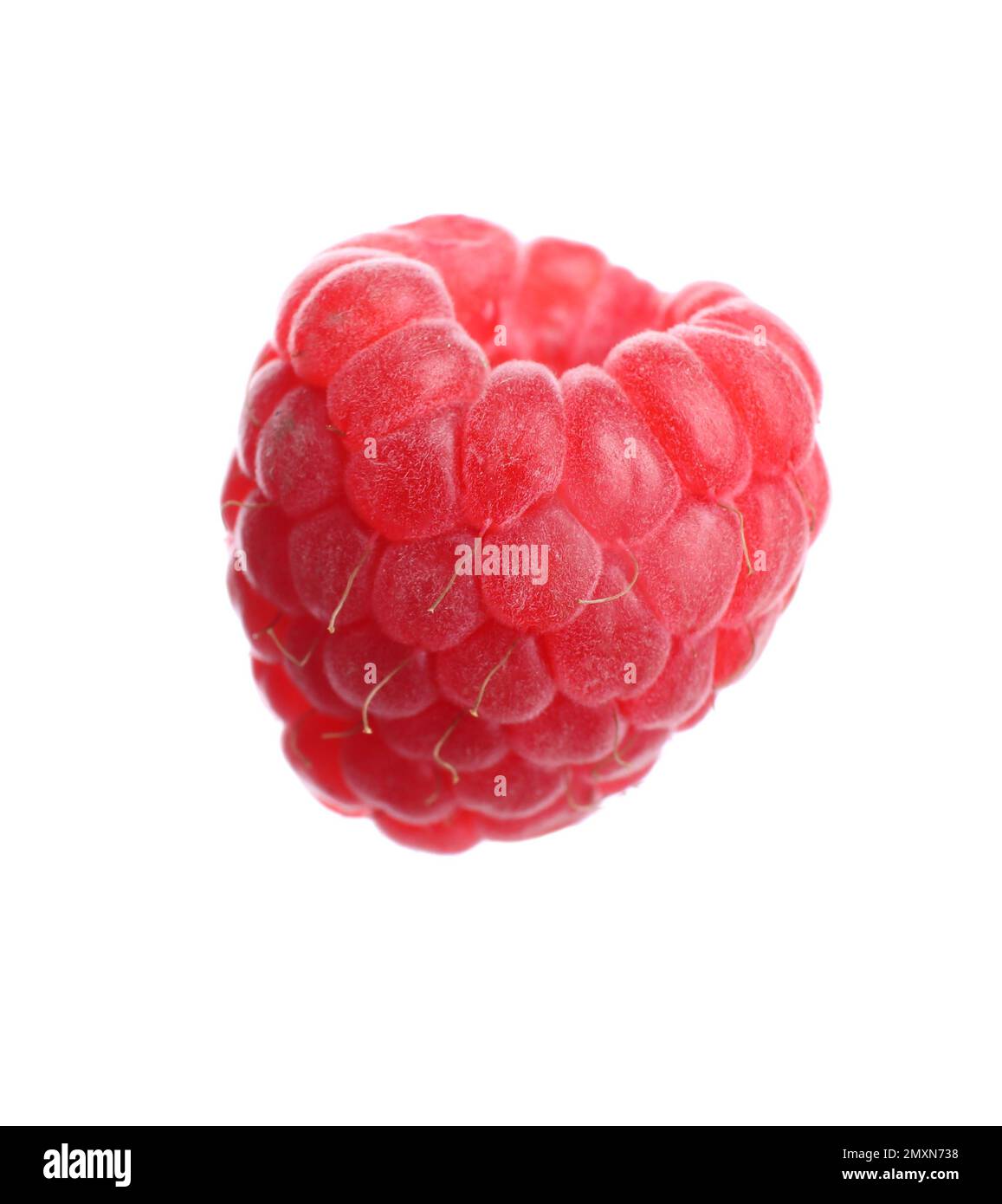 Delicious fresh ripe raspberry isolated on white Stock Photo - Alamy
