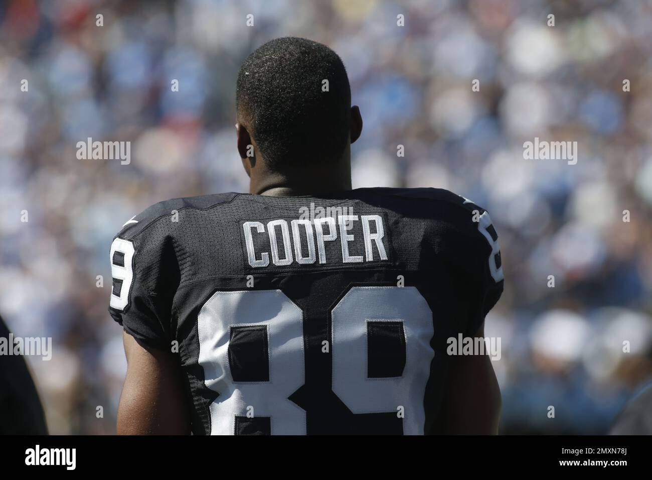 Amari Cooper during an NFL football game against the Titans in ...