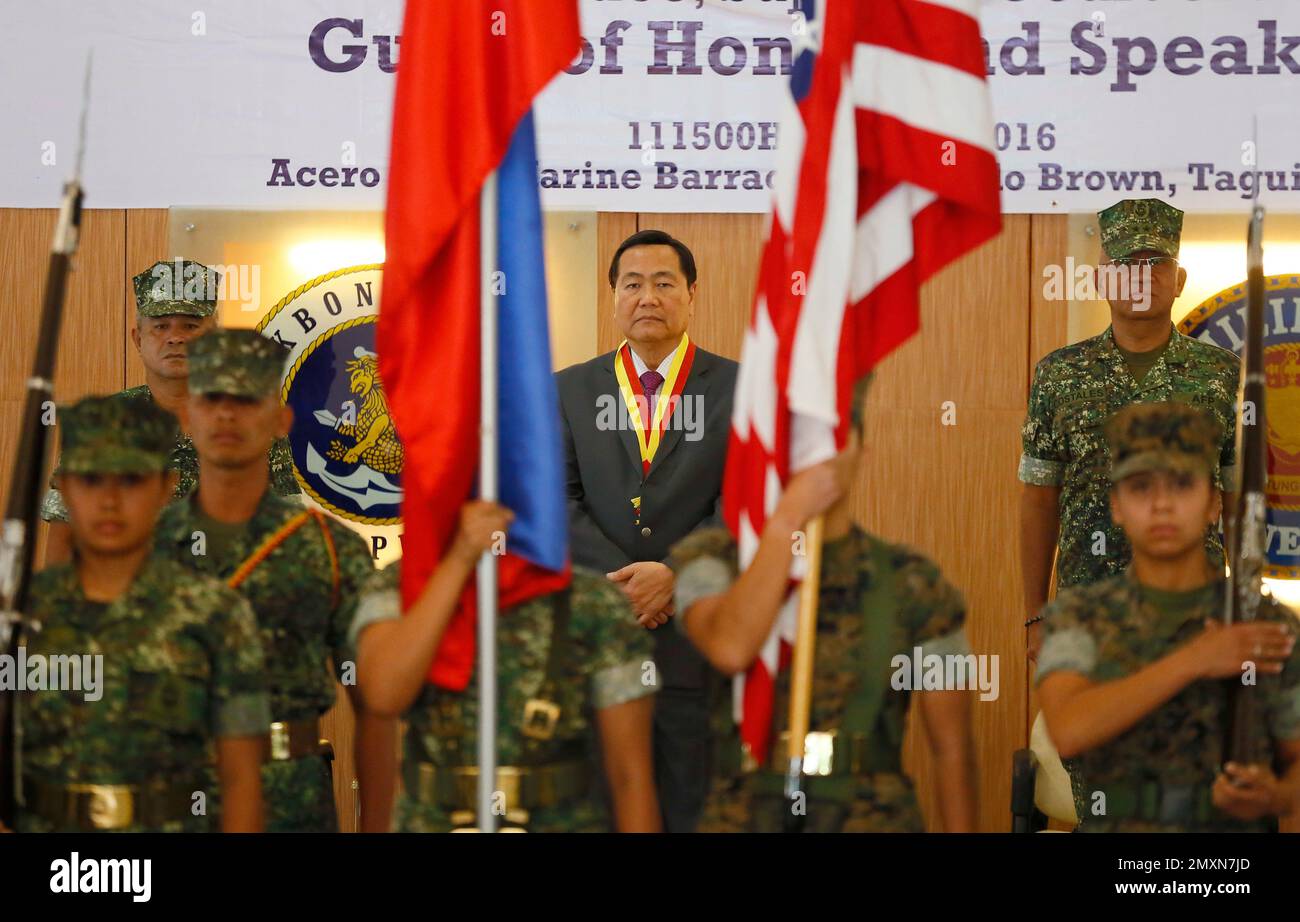 Philippine Brig. Gen. Maximo Ballesteros, top left, Philippine Supreme ...