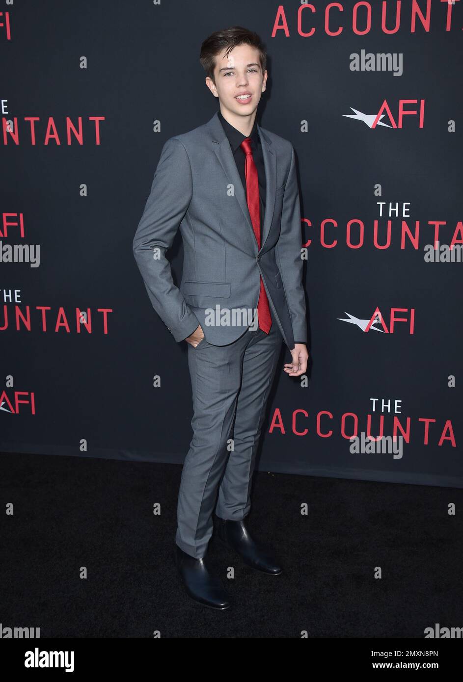 Seth Lee arrives at the world premiere of "The Accountant" at the TCL ...