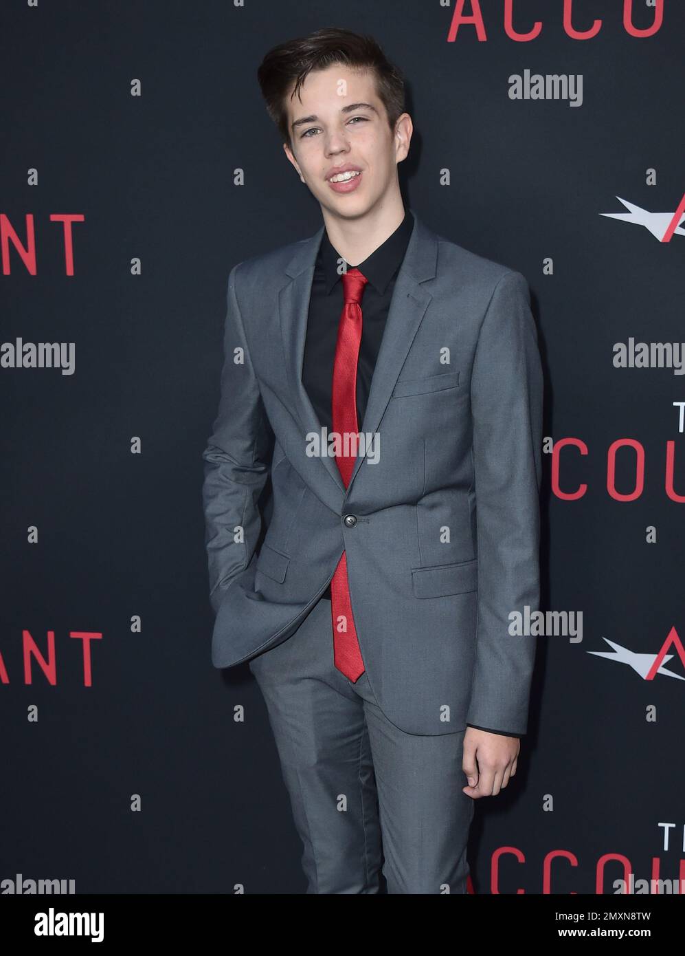 Seth Lee arrives at the world premiere of "The Accountant" at the TCL ...