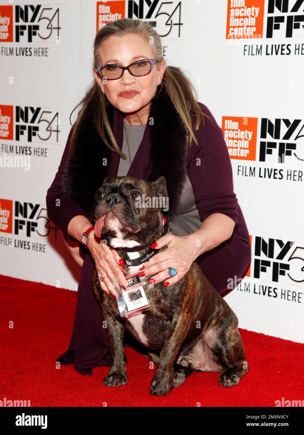Actress Carrie Fisher attends a special screening of, "Bright Lights ...