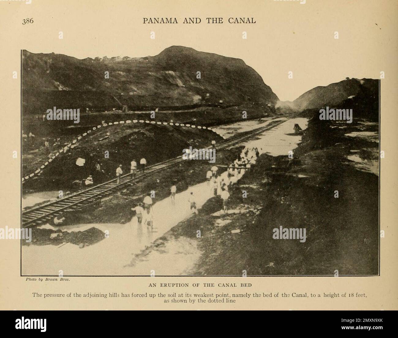 An Eruption of the Canal Bed The pressure of the adjoining hills has ...