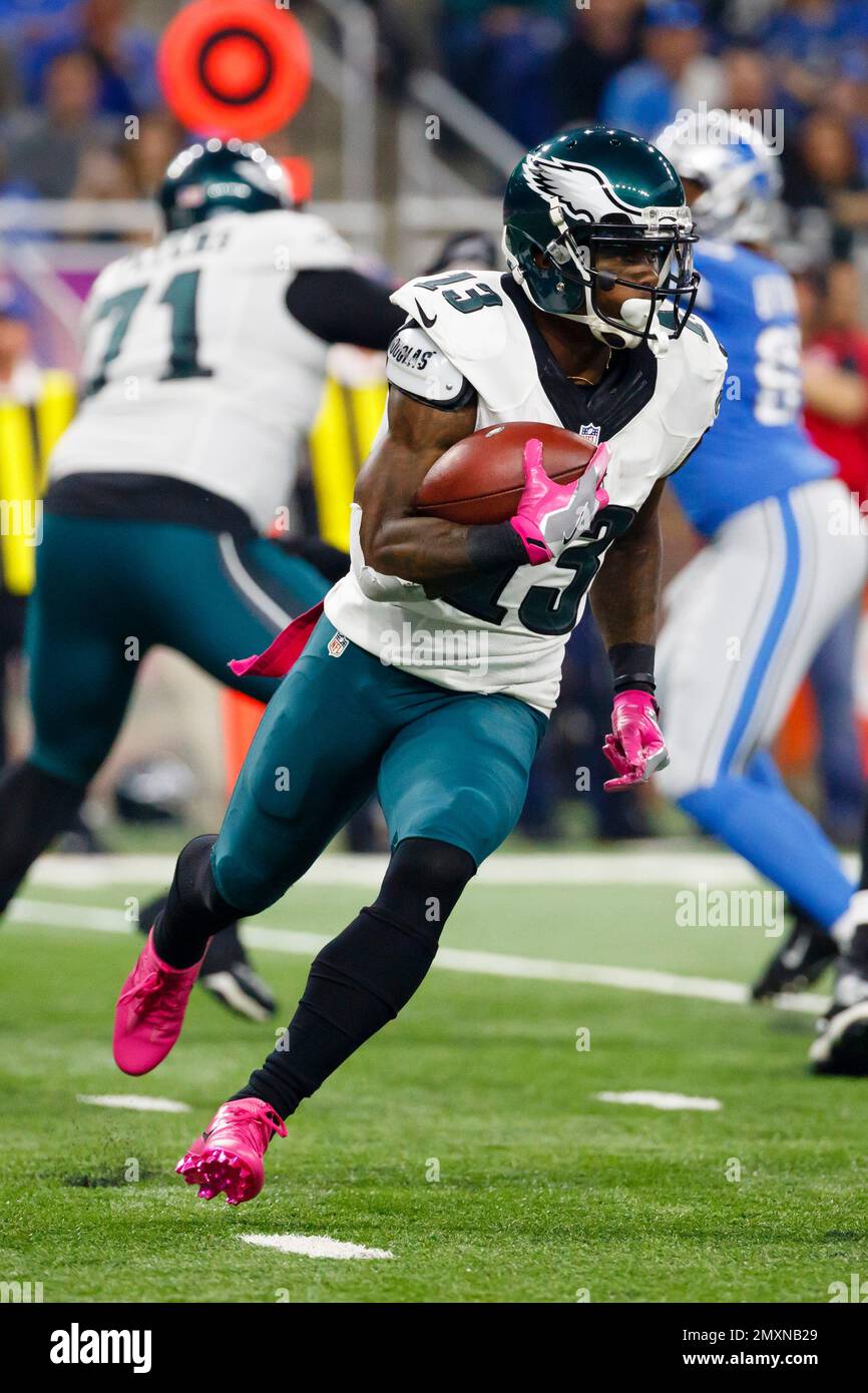 Philadelphia Eagles wide receiver Josh Huff (13) rushes against the ...