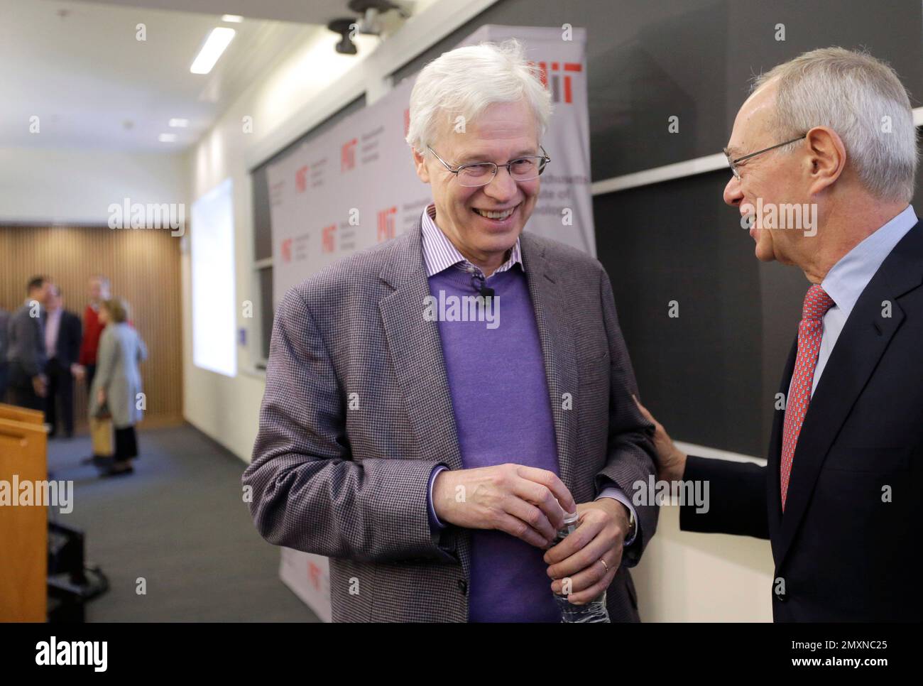 Finnish Professor Bengt Holmstrom of the Massachusetts Institute of ...
