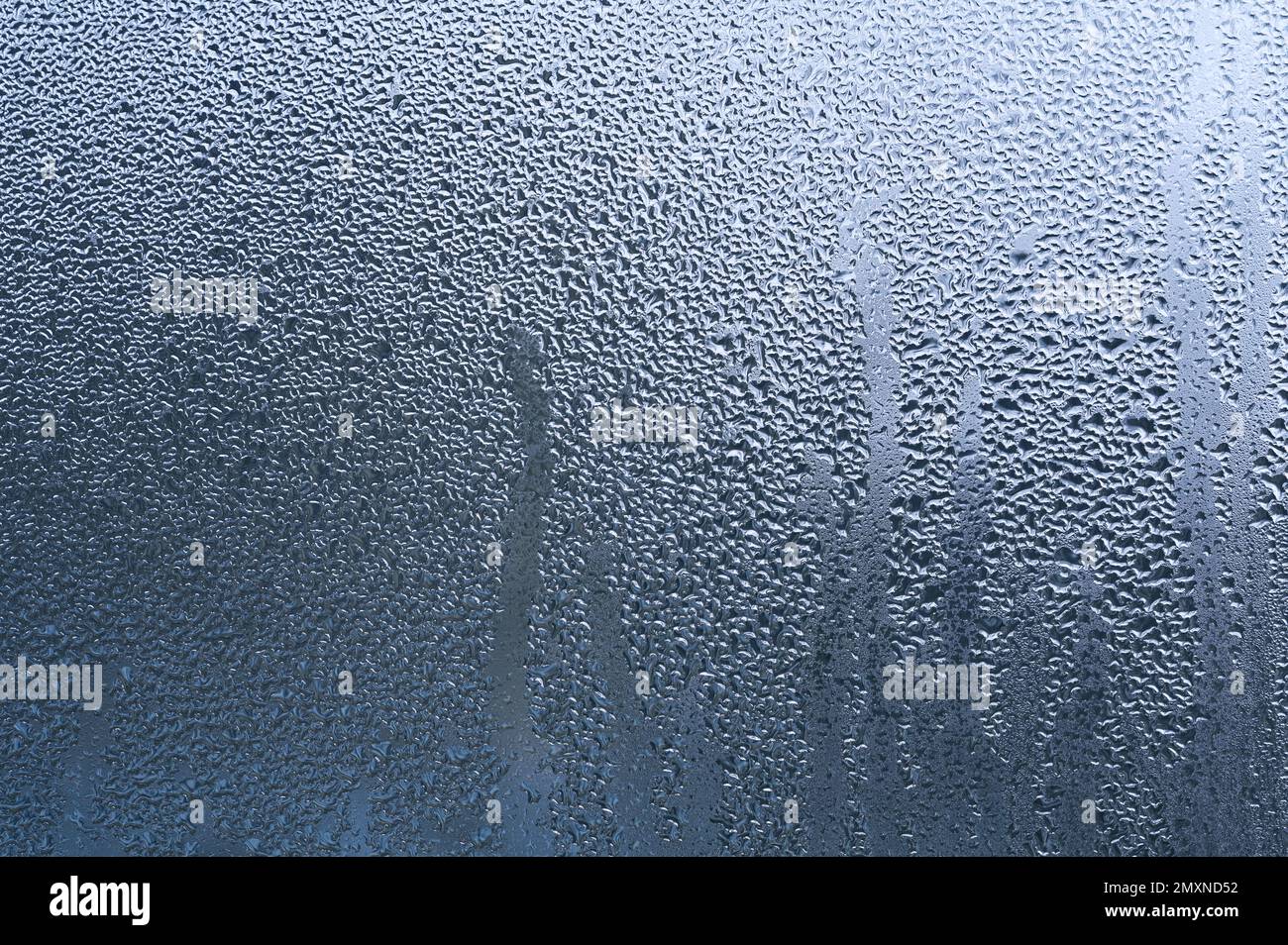 large drops of water on the glass. a sweaty window Stock Photo - Alamy
