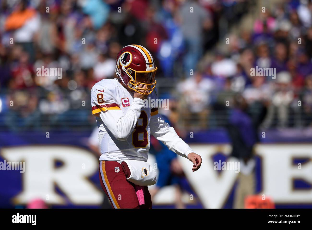 Washington Redskins' Kirk Cousins in action during the first half of an ...