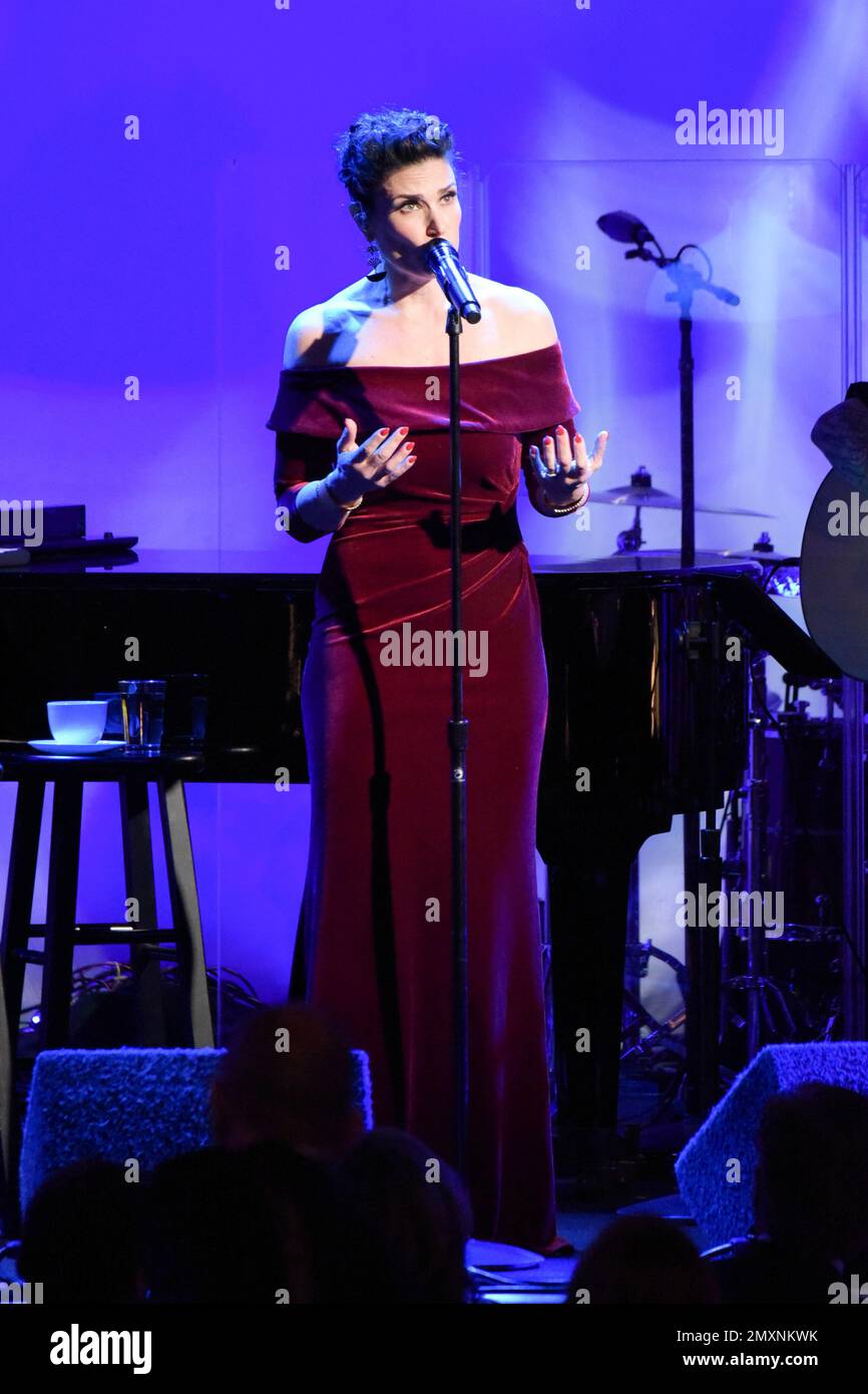 Idina Menzel is seen onstage at the 2016 Carousel Of Hope Ball held at ...