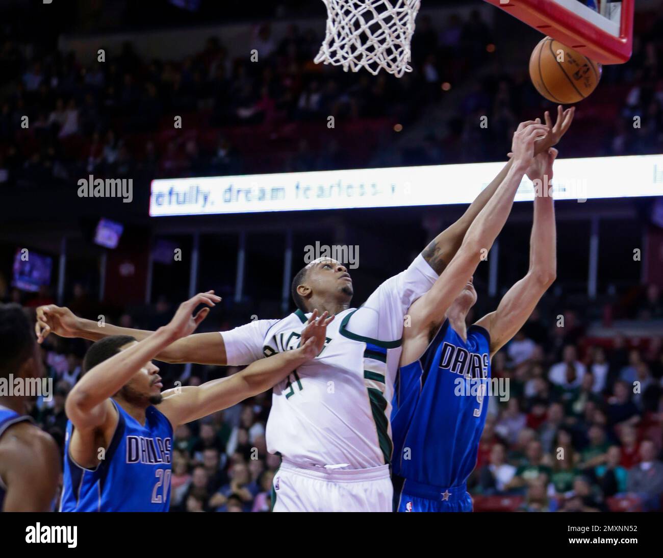 John Henson Bucks Dunk