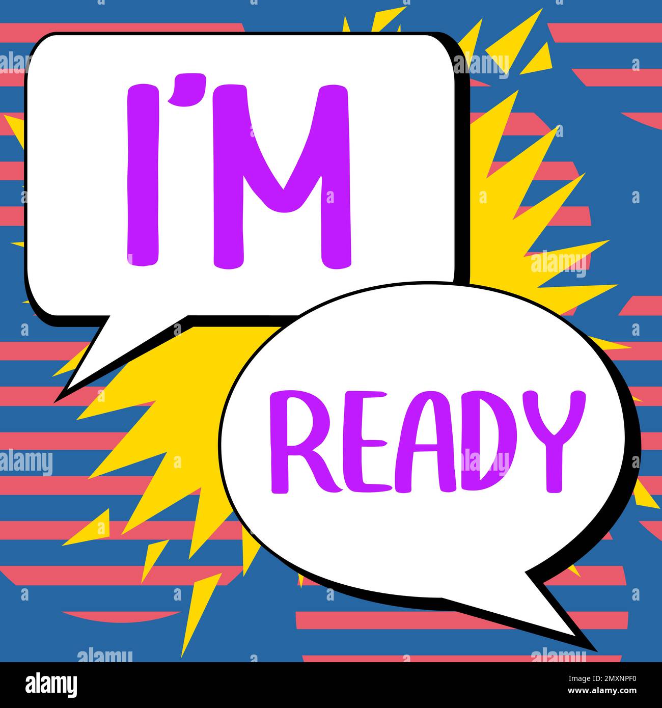 Inspiration showing sign I'M Ready, Business idea Break from stressful ...