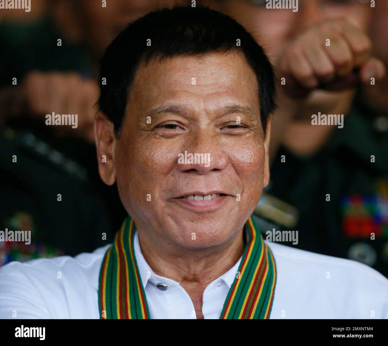 In this Tuesday Oct.4, 2016 photo, Philippine President Rodrigo Duterte ...