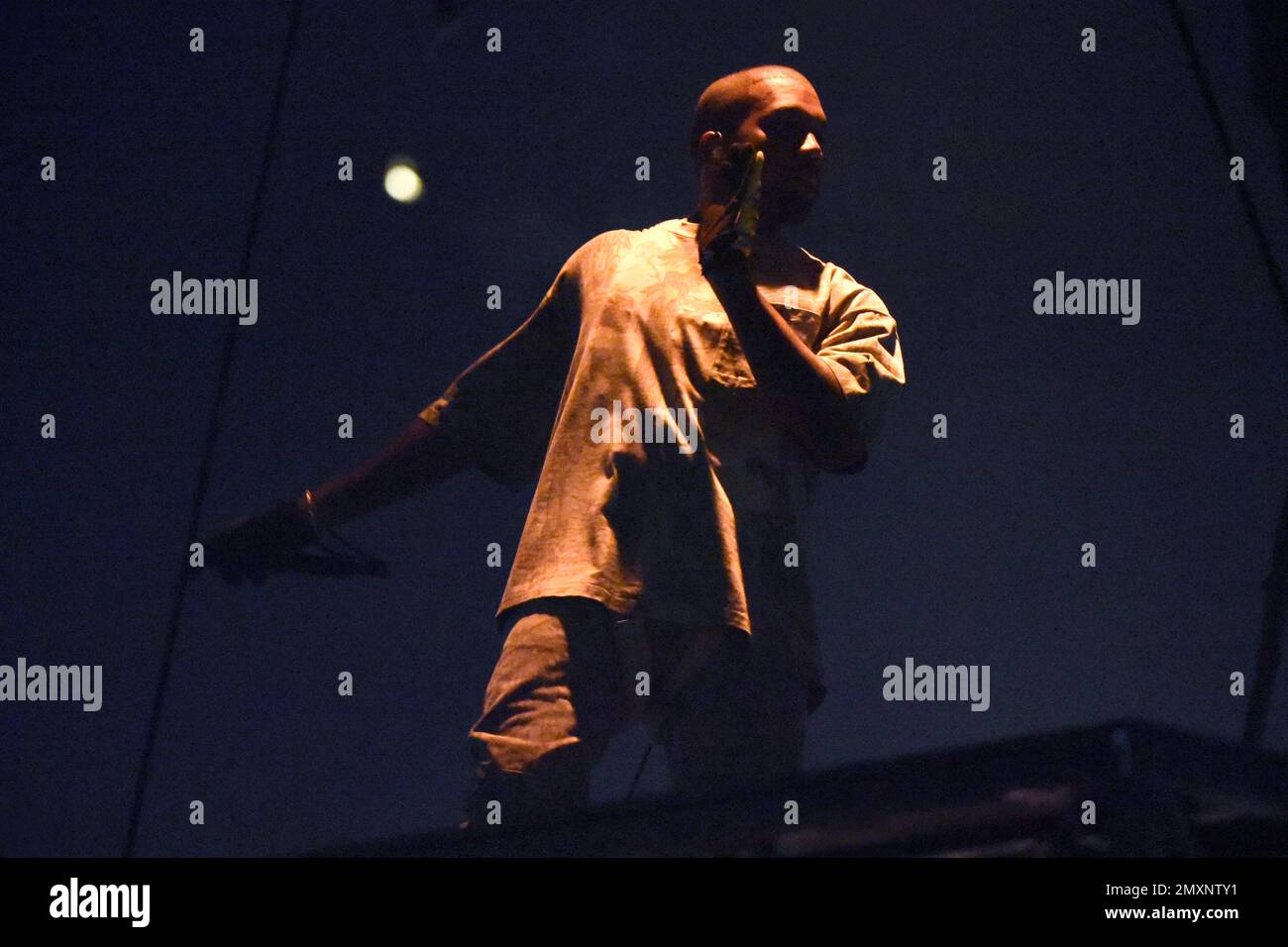 Kanye West performs at the United Center on Friday, Oct 7, 2016, in ...