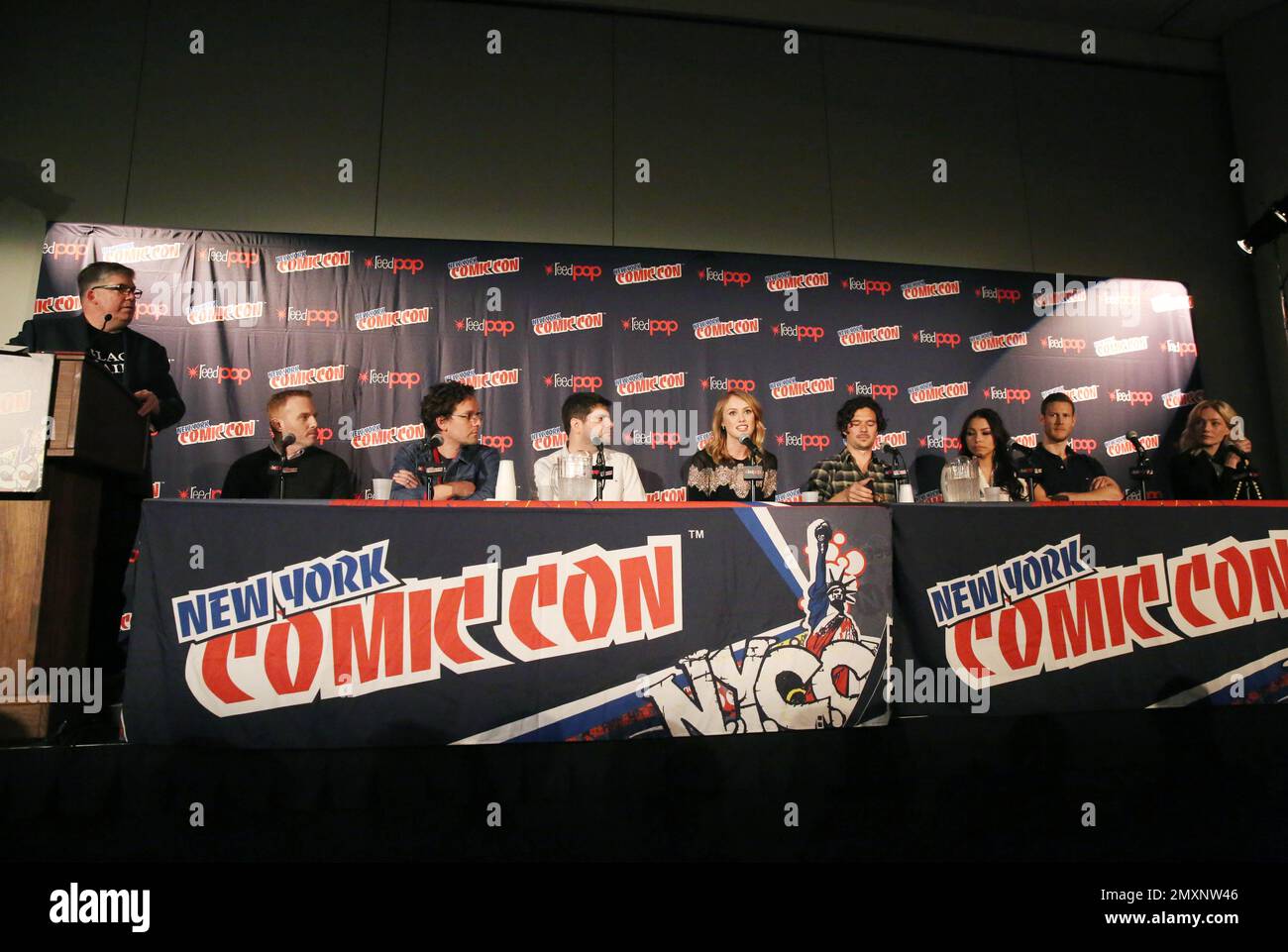 IMAGE DISTRIBUTED FOR STARZ - From left, moderator Jim Halterman, Jon ...