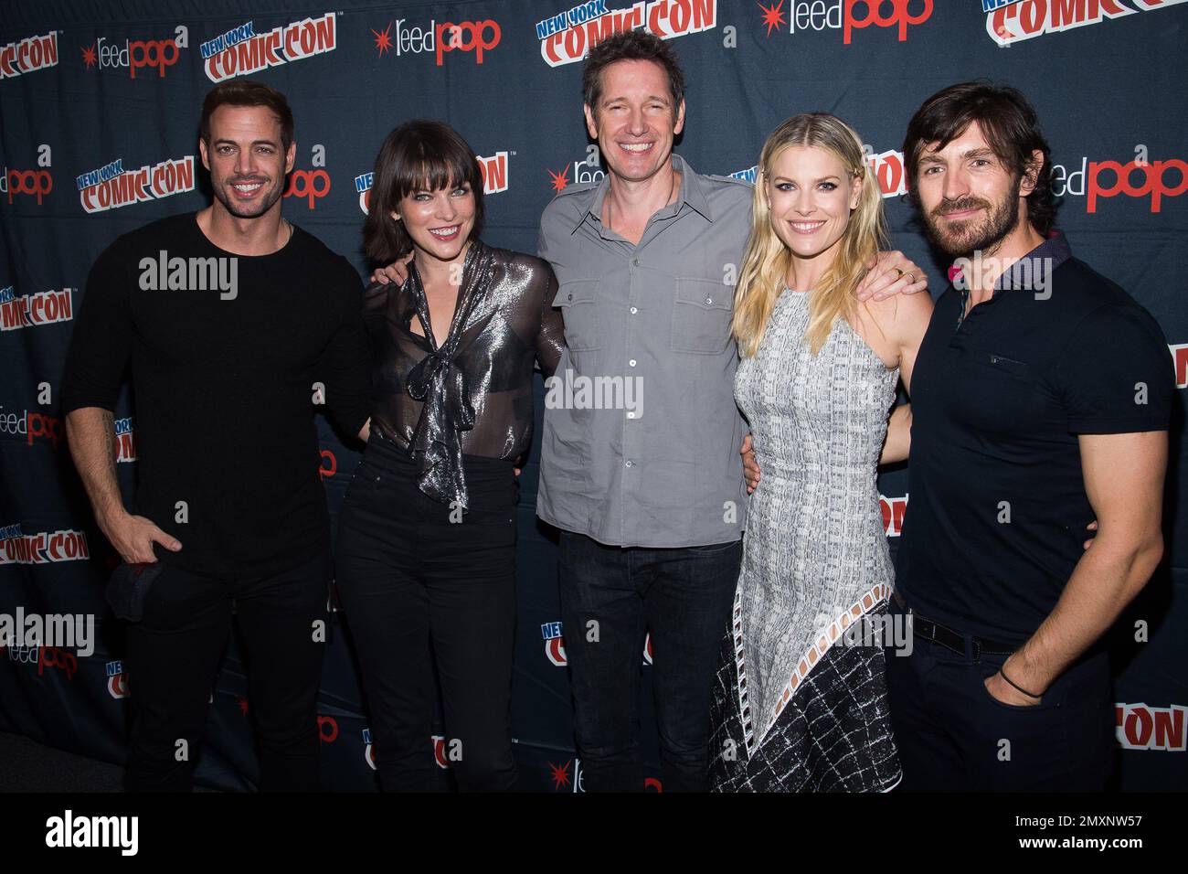 William Levy, from left, Milla Jovovich, Paul W. S. Anderson, Ali ...