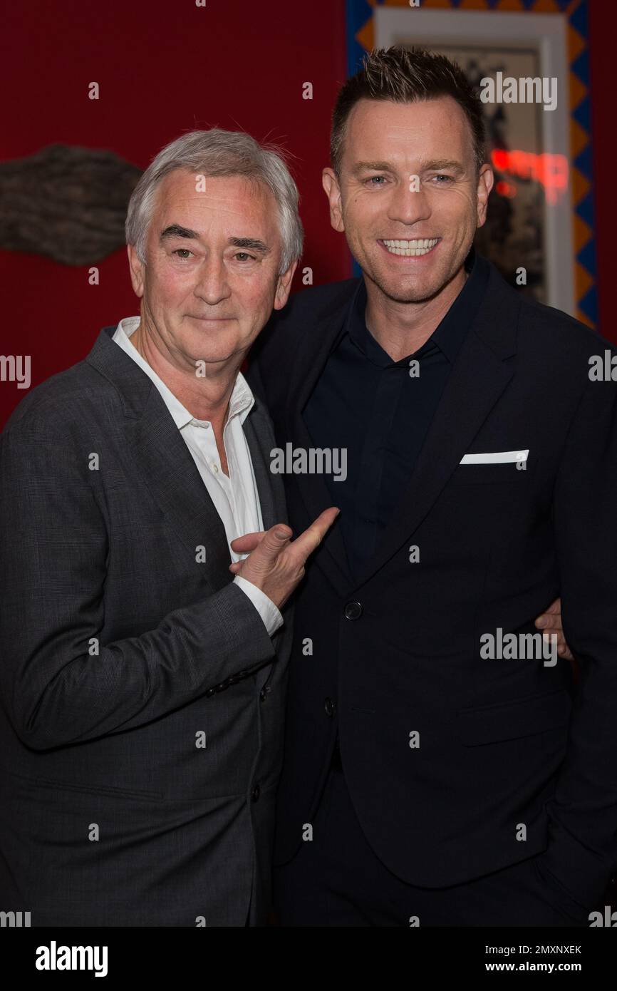 Actors Denis Lawson and Ewan McGregor pose for photographers during a ...