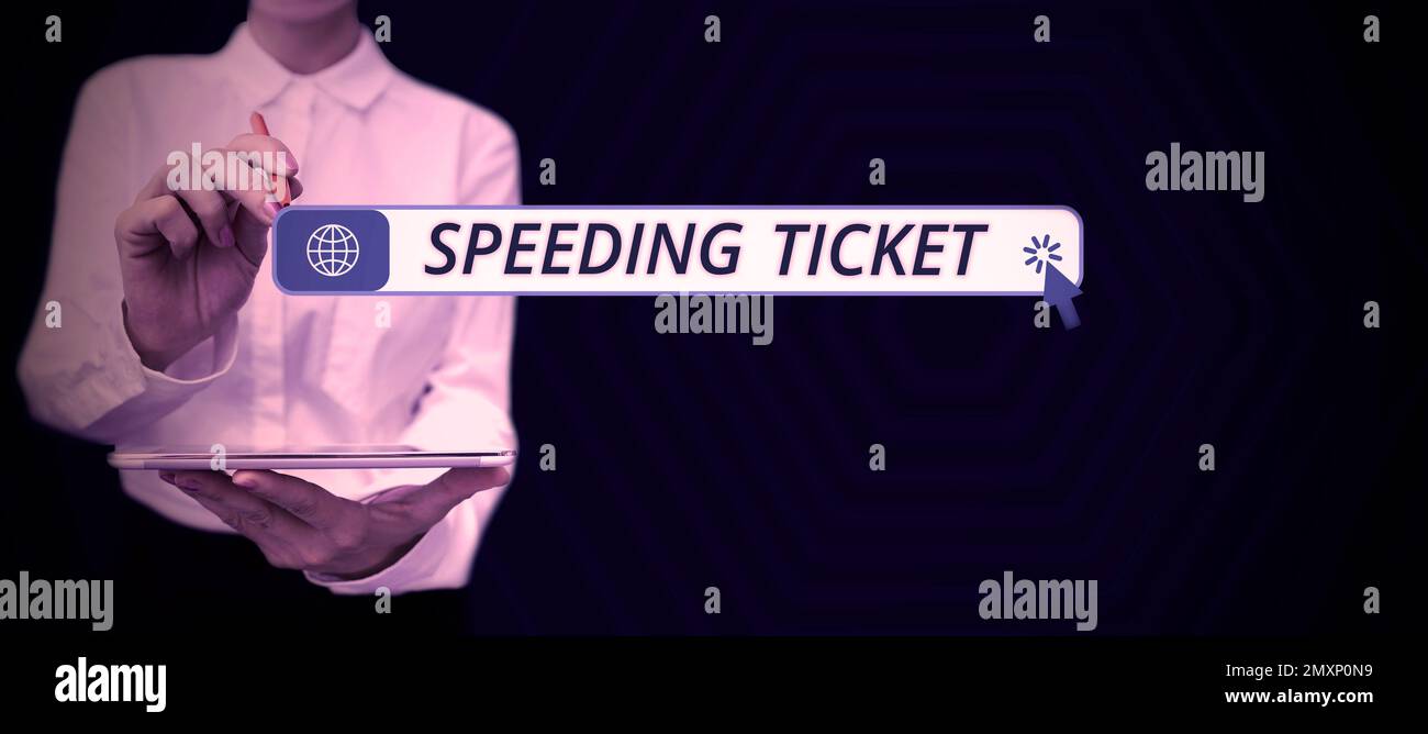 Conceptual caption Speeding Ticket, Internet Concept psychological test ...