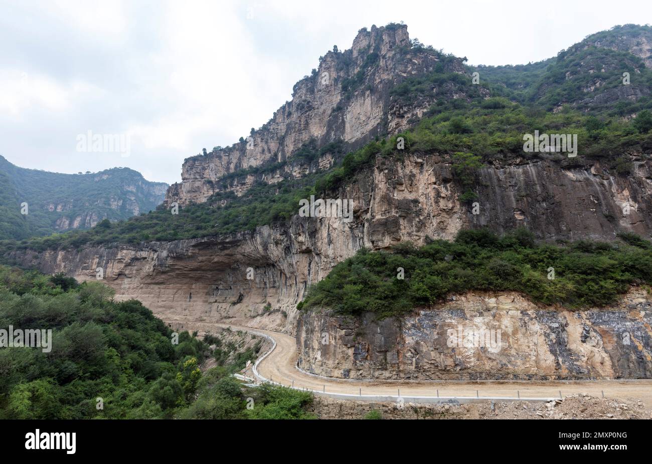 Henan south taihang mountains scenic mountain roads Stock Photo - Alamy
