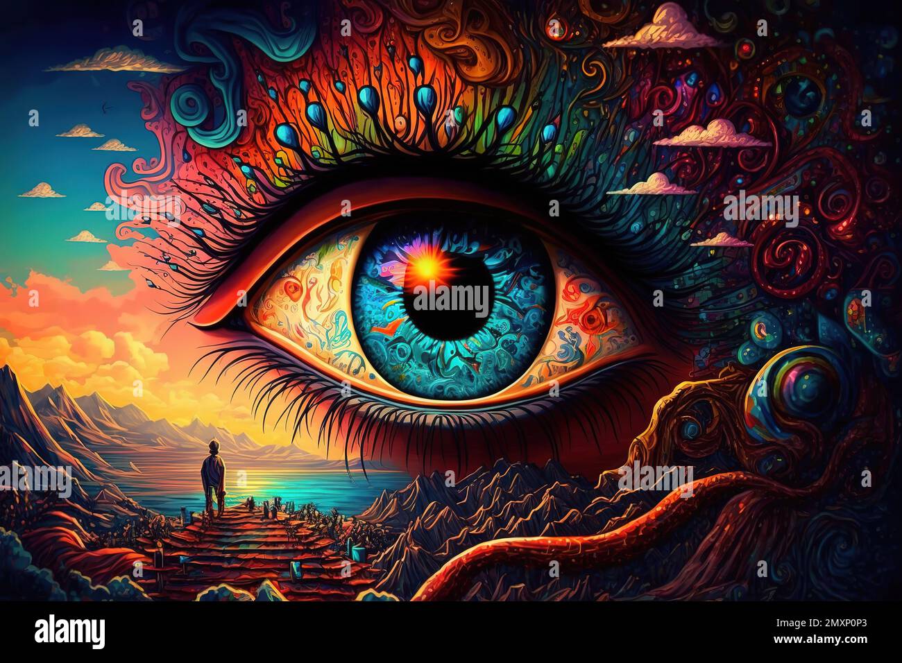 Hypnotic eye hi-res stock photography and images - Alamy