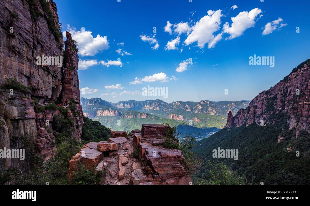 Henan south taihang mountain scenery Stock Photo - Alamy