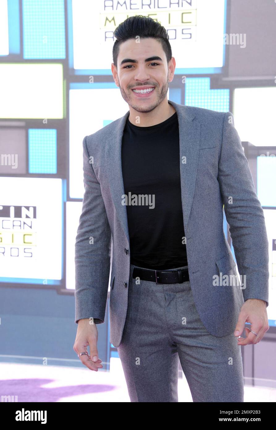 Ricky Carabeo arrives at the Latin American Music Awards at the Dolby ...