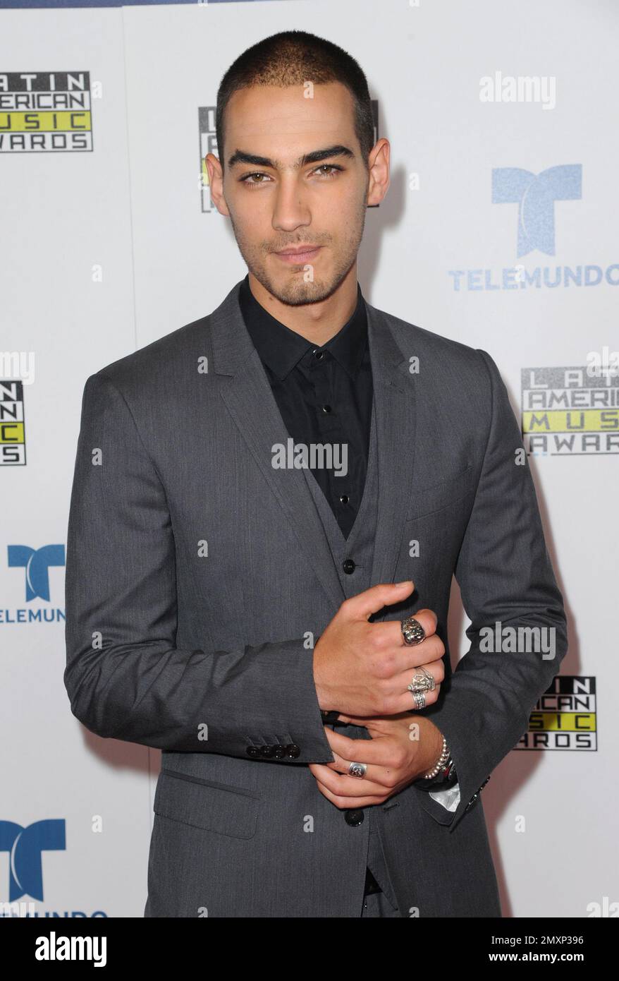 Michel Duval poses backstage at the Latin American Music Awards at the ...