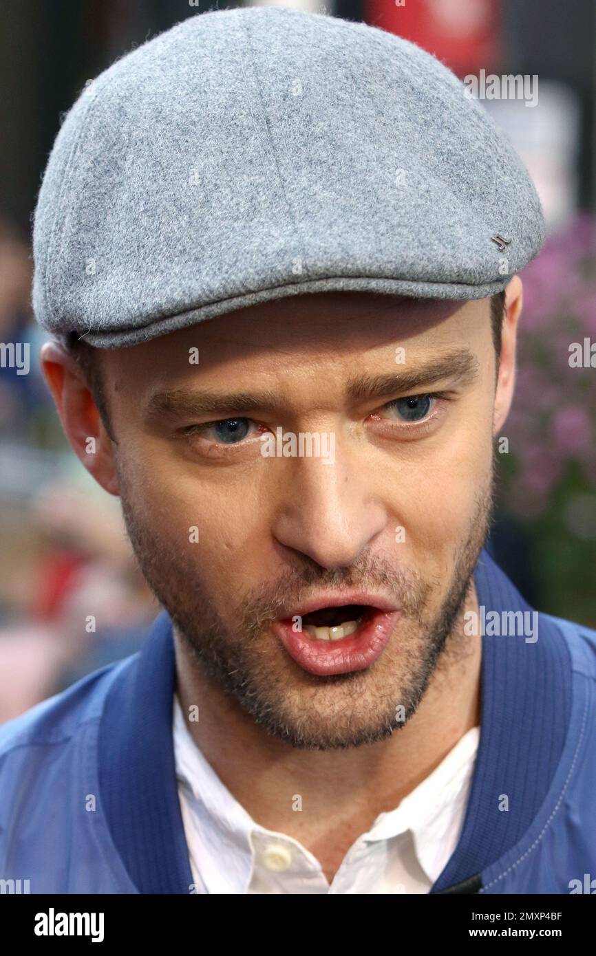 Justin Timberlake appears at an event for the new film "Trolls" at Macy ...